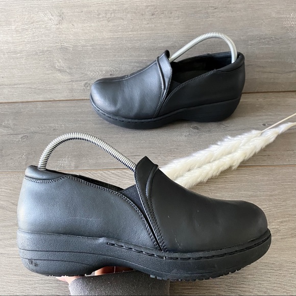 Abeo | Shoes | Abeo Gisel Black Leather Clogs | Poshmark